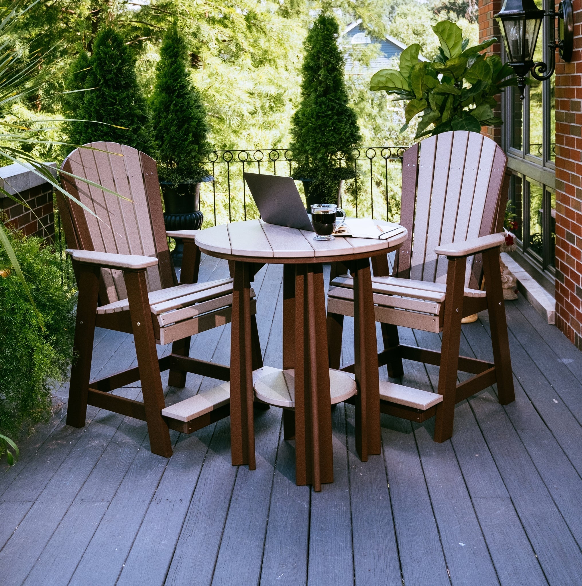 LuxCraft Balcony Table – Perfect for Small Decks & Patios – Gatewood ...